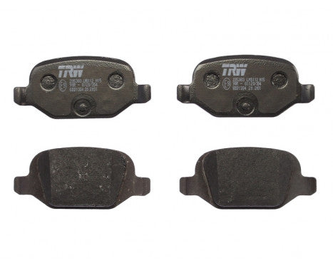 TRW REAR BRAKE PADS GDB1384 ABARTH 500, 500c, FIAT PUNTO, PANDA, 500 ...
