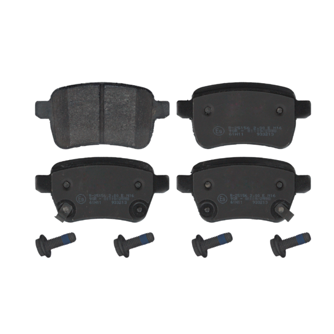 Rear Brake Pads for Fiat 500L, Fiat Tipo, Opel Adam, and Opel Corsa E ...